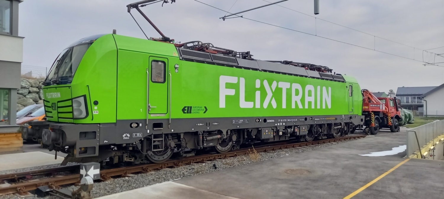 The first FlixTrain Locomotive by ELL - ELL Austria